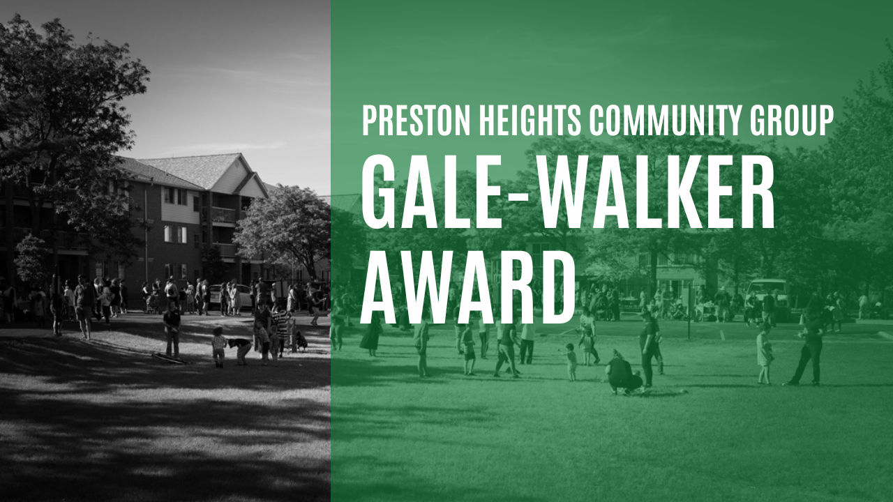 Gale-Walker Community Award – Preston Heights Community Group
