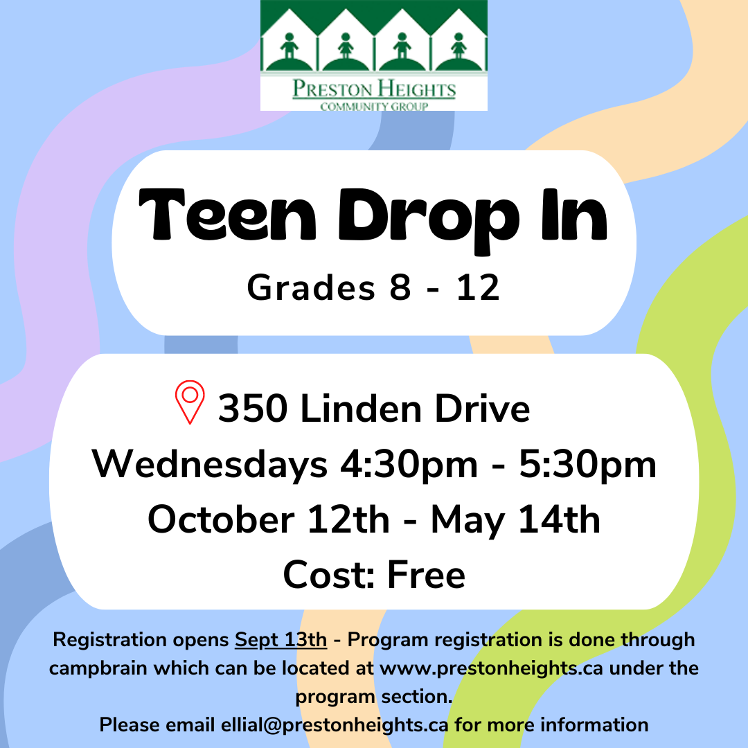 Fall Programs – Preston Heights Community Group