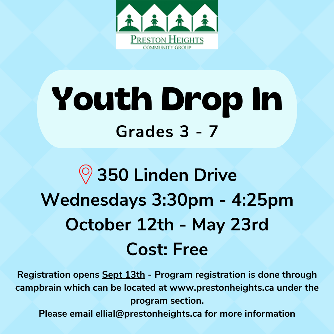 Fall Programs – Preston Heights Community Group